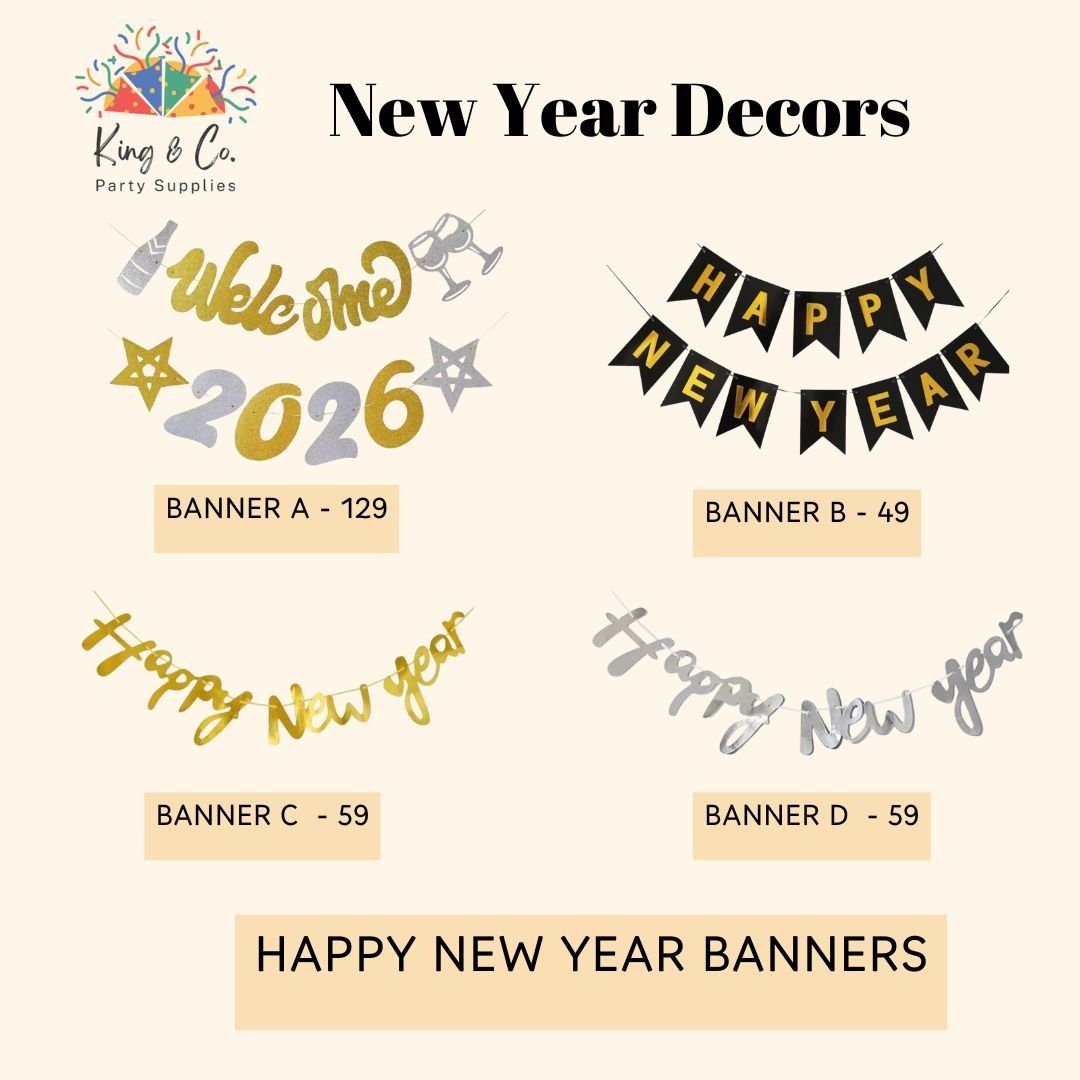 2026 Foil Balloons & Banners, Hobbies & Toys, Stationary & Craft ...