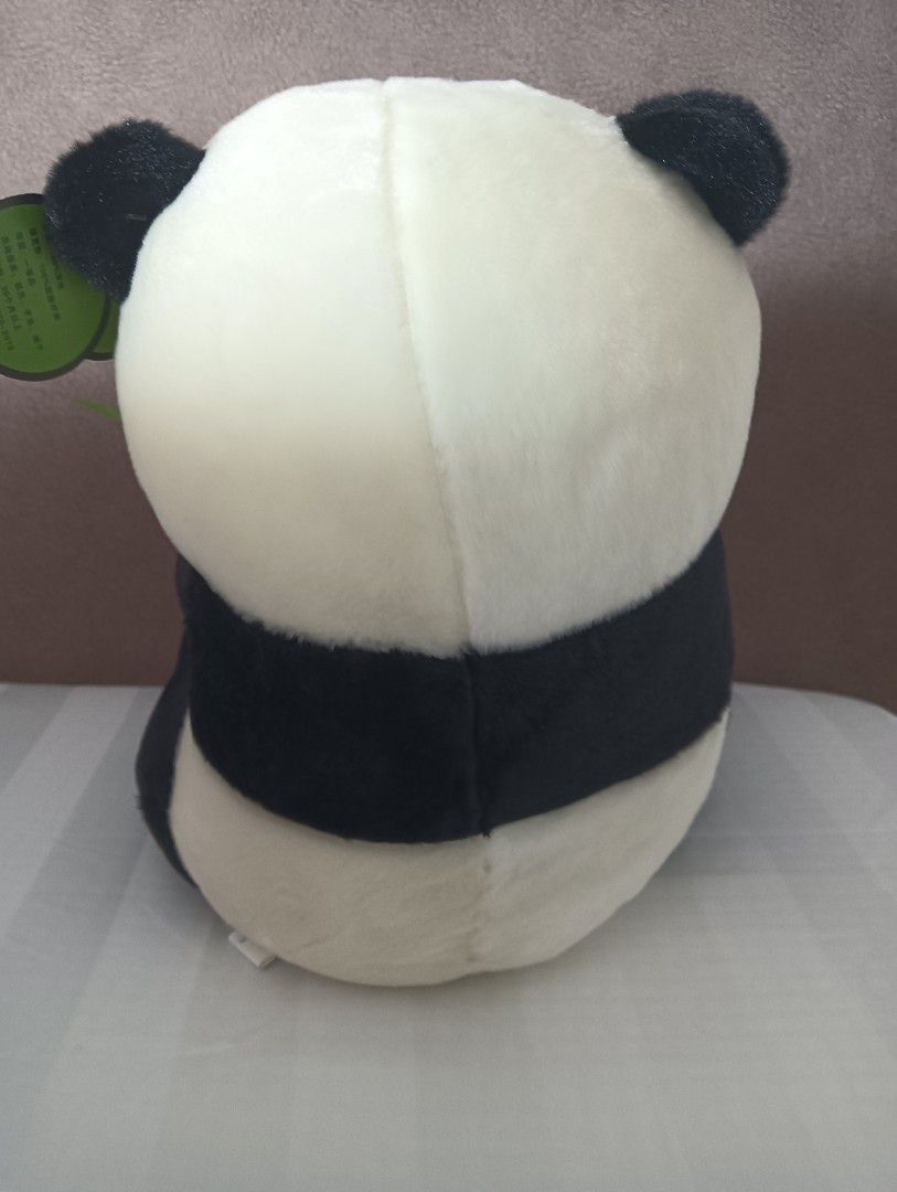 28 cm Panda Plush Toy with Baby, Hobbies & Toys, Toys & Games on Carousell