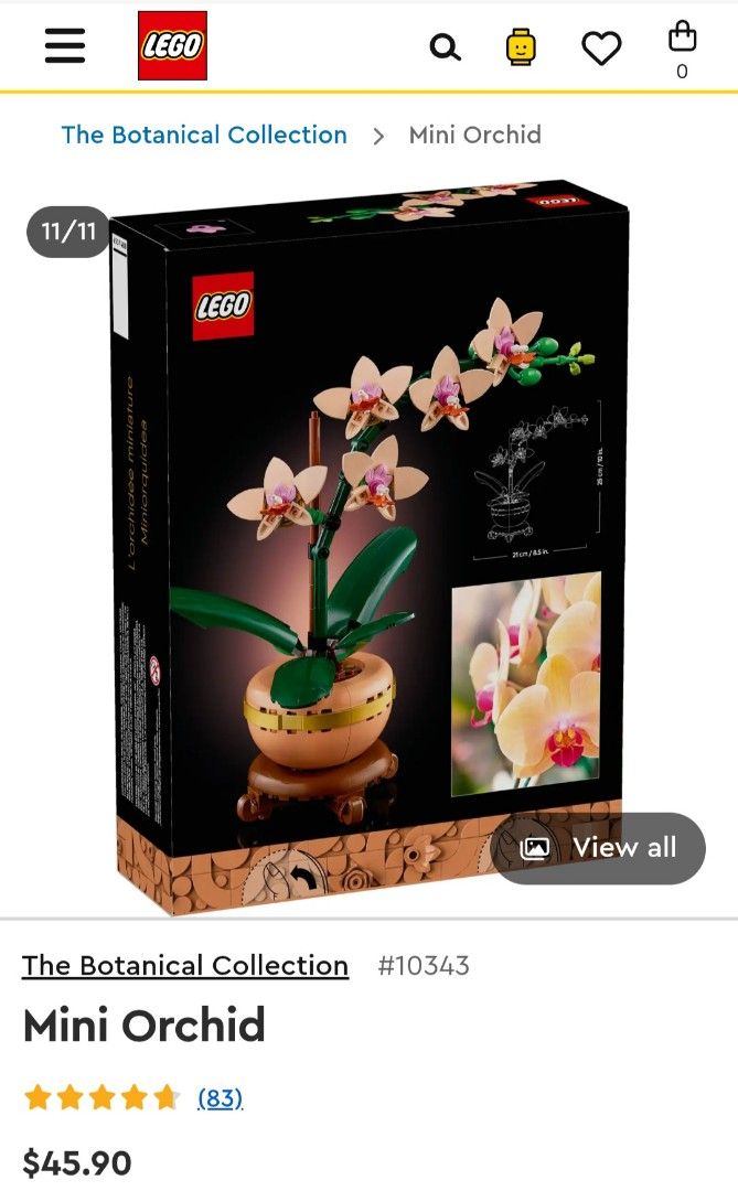$30 NEW LEGO MINI ORCHID THE BOTANICAL SERIES, Hobbies & Toys, Toys ...
