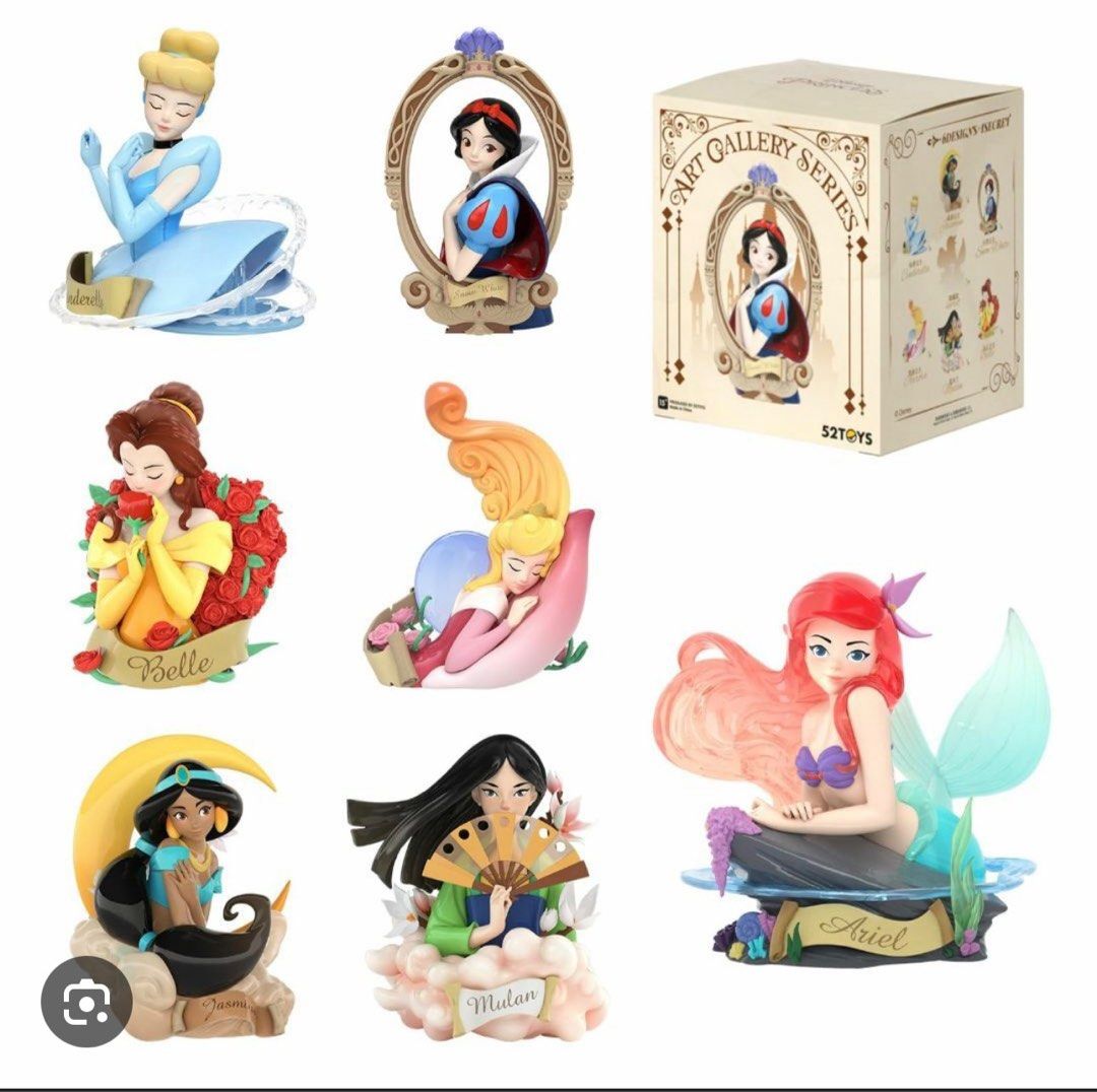 52Toys Art Gallery Series Disney Princess Figurines, Hobbies & Toys ...