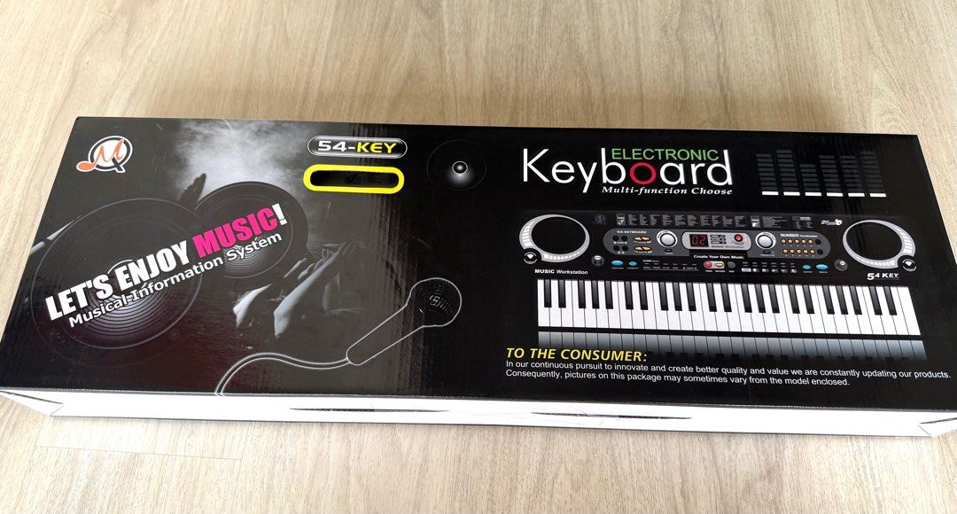 54-Key Electronic Keyboard - Brand New, Hobbies & Toys, Musical ...