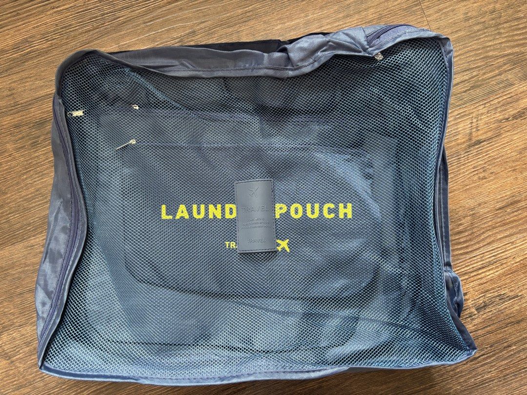 6-Piece Travel Packing Cubes Set - Navy Blue, Hobbies & Toys, Travel ...