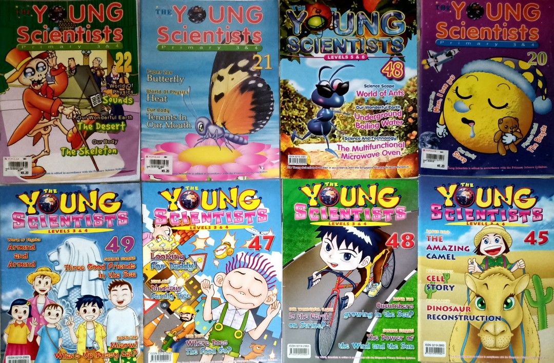 8 The Young Scientist level 3 & 4 free post, Hobbies & Toys, Books ...