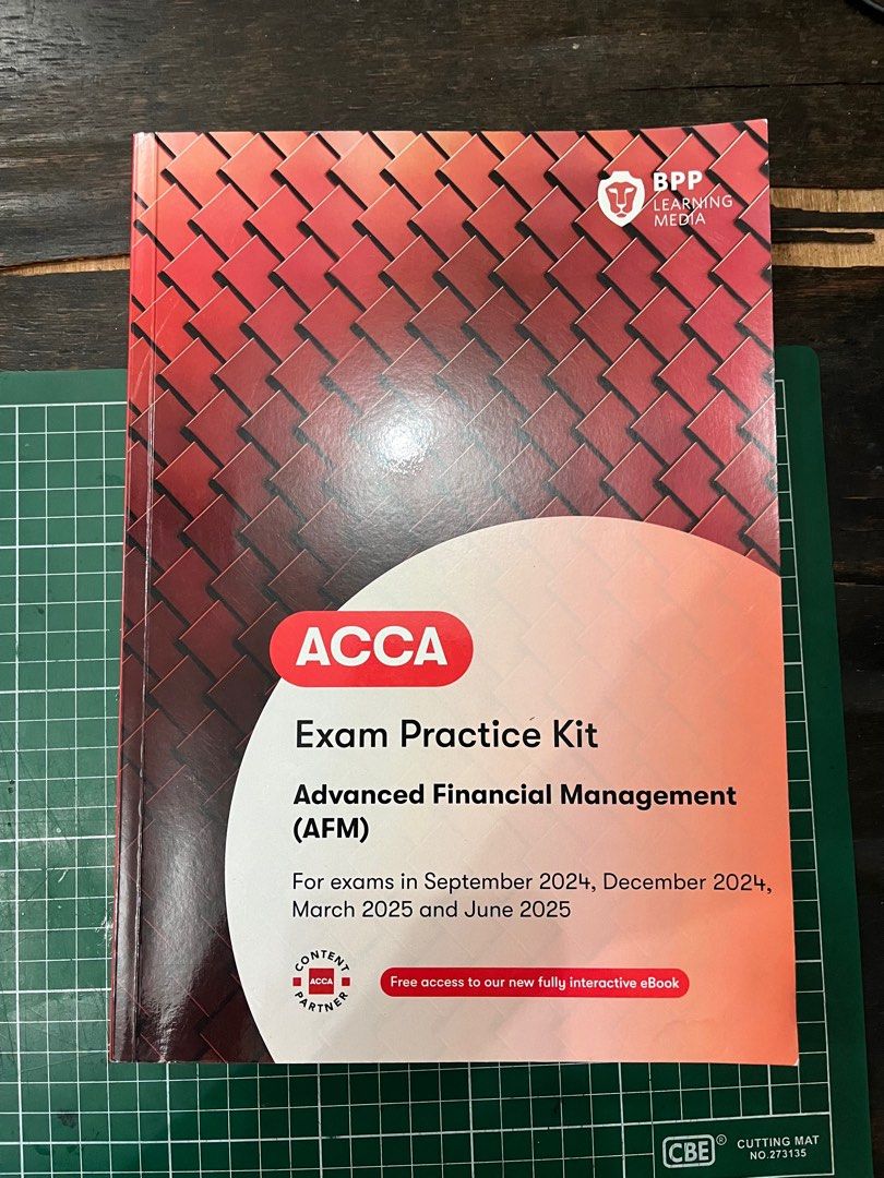 ACCA Advanced Financial Management (AFM) Exam Kit & Course Book ...