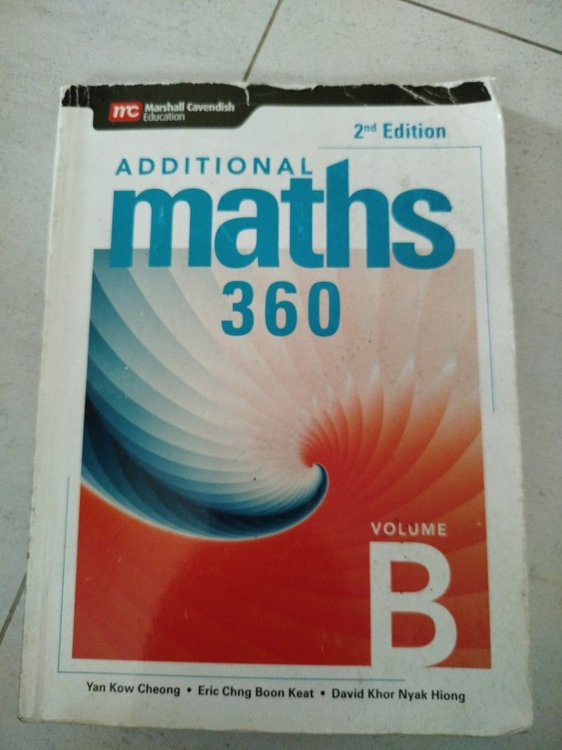 Additional Maths 360 Volume B 2nd Edition, Hobbies & Toys, Books ...