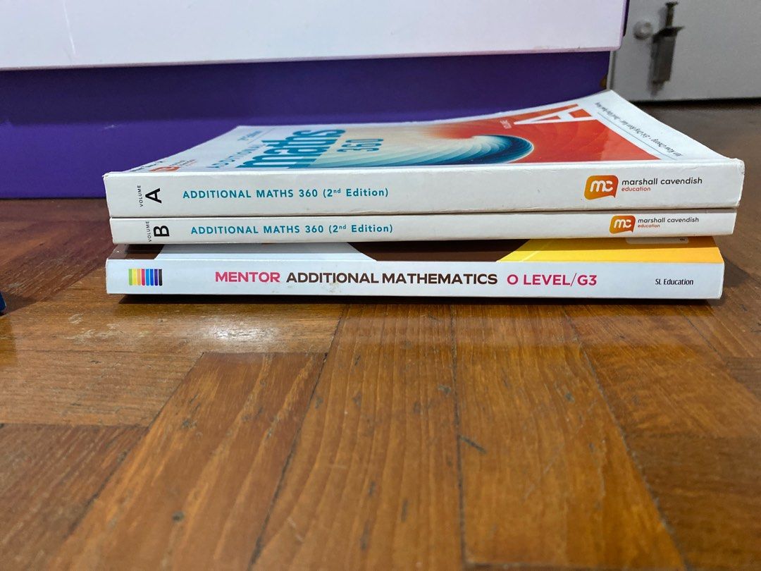 Additional Maths Textbook Bundle, Hobbies & Toys, Books & Magazines ...