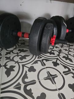 Adjustable Dumbbell Set, Sports Equipment, Exercise & Fitness, Weights ...