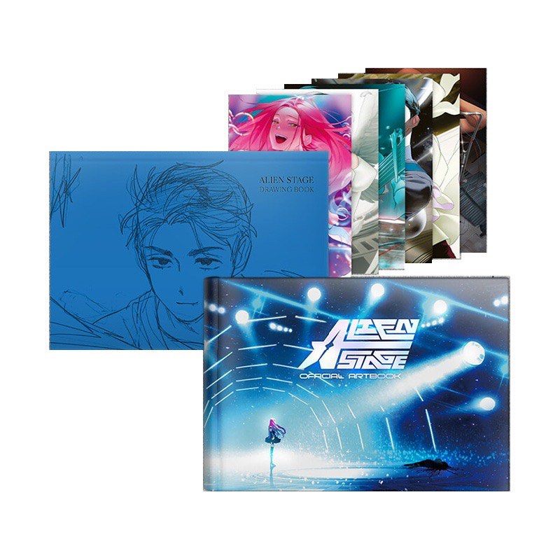 Alien Stage Korean Official Artbook + Mini Poster Set, Hobbies & Toys ...