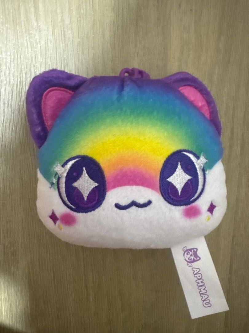 Aphmau Rainbow Cat Plushie, Hobbies & Toys, Toys & Games on Carousell