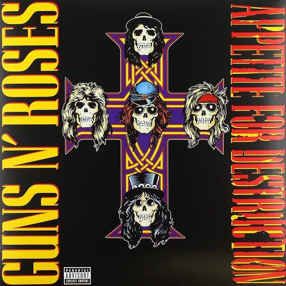 Appetite for Destruction - Guns N’ Roses (Vinyl), Hobbies & Toys, Music ...