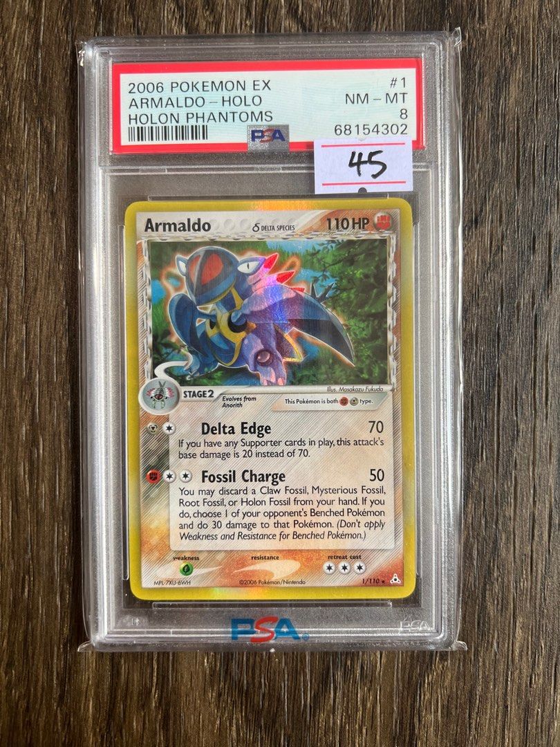 Armaldo delta species holon phantoms psa 8, Hobbies & Toys, Toys ...