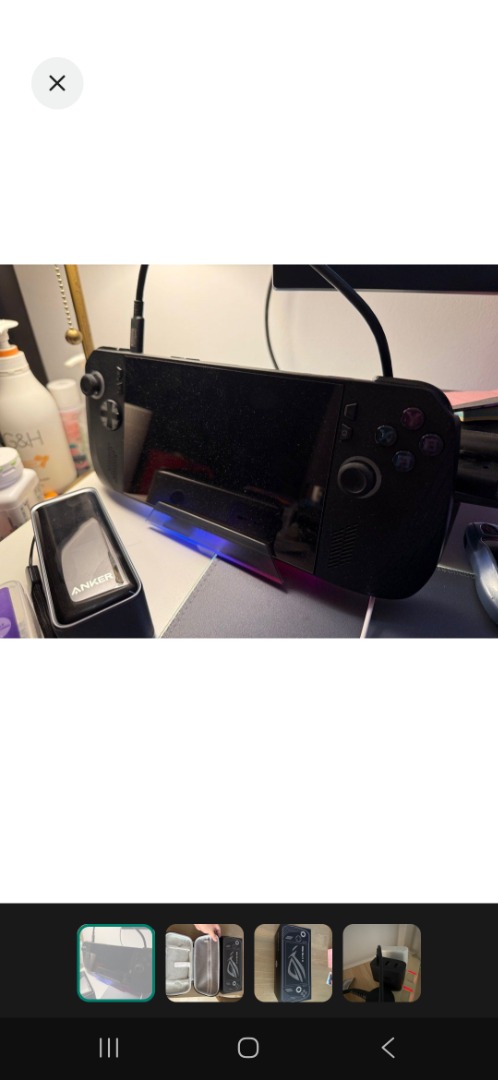 ASUS ROG ALLY X Gaming Handheld Console, Video Gaming, Video Game ...