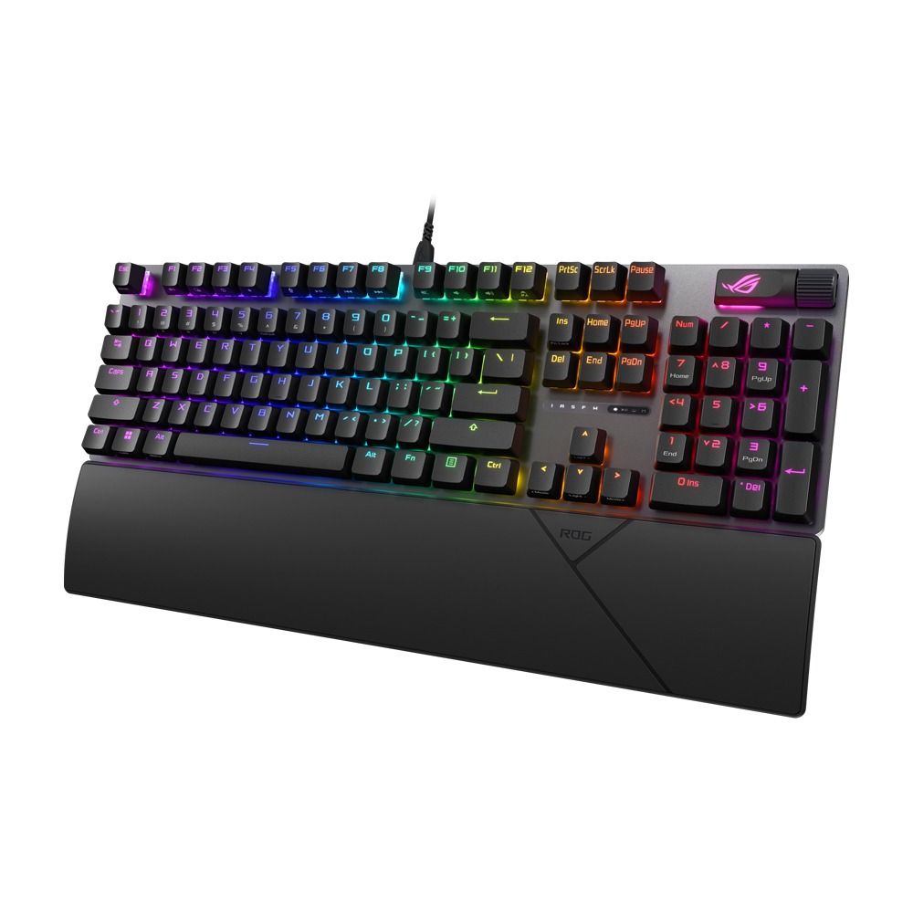 ASUS ROG Strix Scope II RX gaming keyboard with pre-lubed ROG RX ...