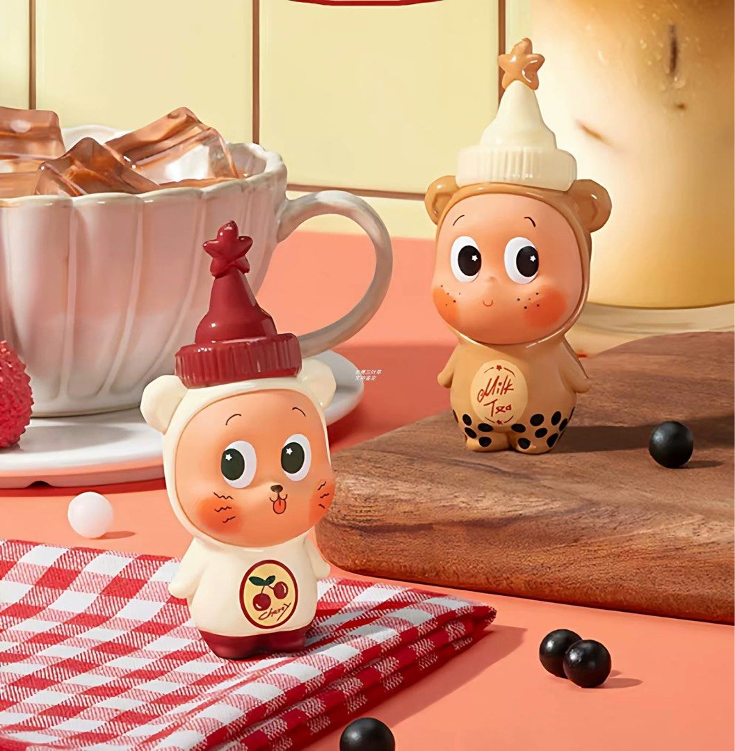 AUTHENTIC Twinkle Twinkle Figure Set of 2 - Bubble Milk Tea & Cherry ...