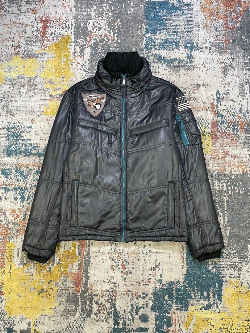 Avirex US Army Bombardier Hooded Puffer Jacket, Men's Fashion, Coats ...