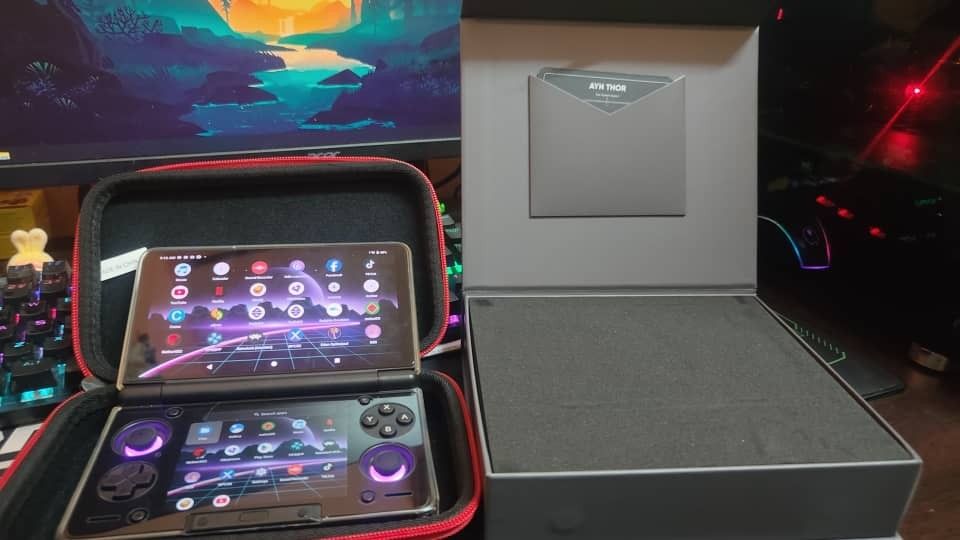 AYN THOR Pro Black 12/256gb + 256 SanDisk Extreme Pro 4k Micro SD Card ...