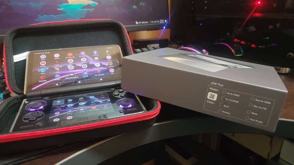 AYN THOR Pro Black 12/256gb + 256 SanDisk Extreme Pro 4k Micro SD Card ...