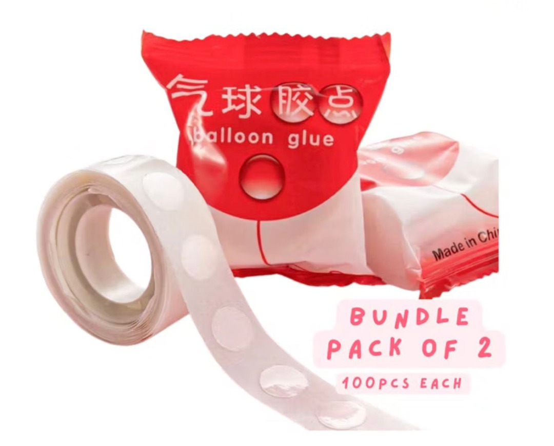 Balloon Glue Dots - Bundle of 2 Packs, Hobbies & Toys, Occasions ...