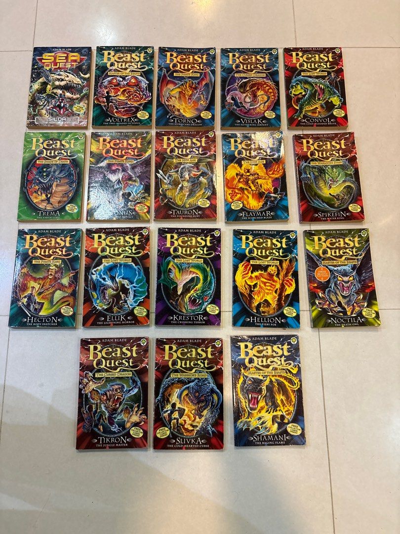 Beast Quest Book Series - Various Titles, Hobbies & Toys, Books ...
