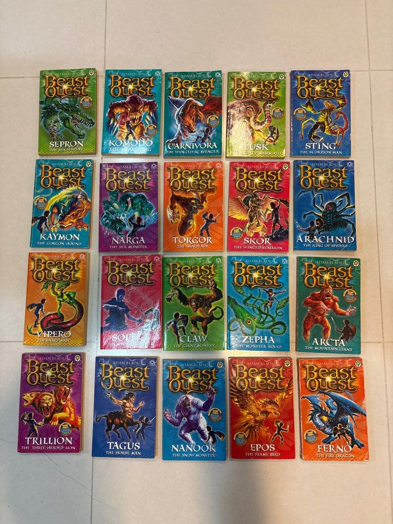 Beast Quest Series Books - Various Titles, Hobbies & Toys, Books ...