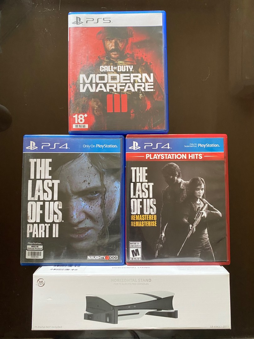[BUNDLE TAKE ALL] PS5 Call of Duty & PS4 The Last of Us 1&2 & stand ...