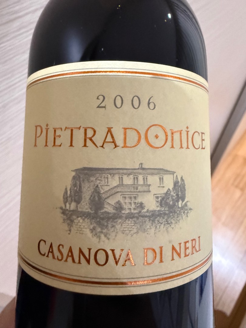 Casanova di Neri Pietradonice 2006 Red Wine, Food & Drinks, Alcoholic ...