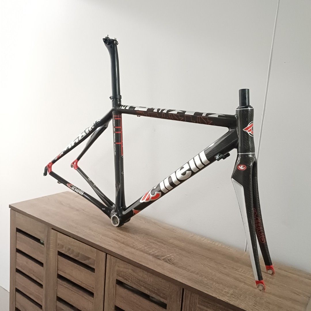 Cinelli Man Machine Carbon Road Bike Fixed gear Frame, Sports Equipment ...