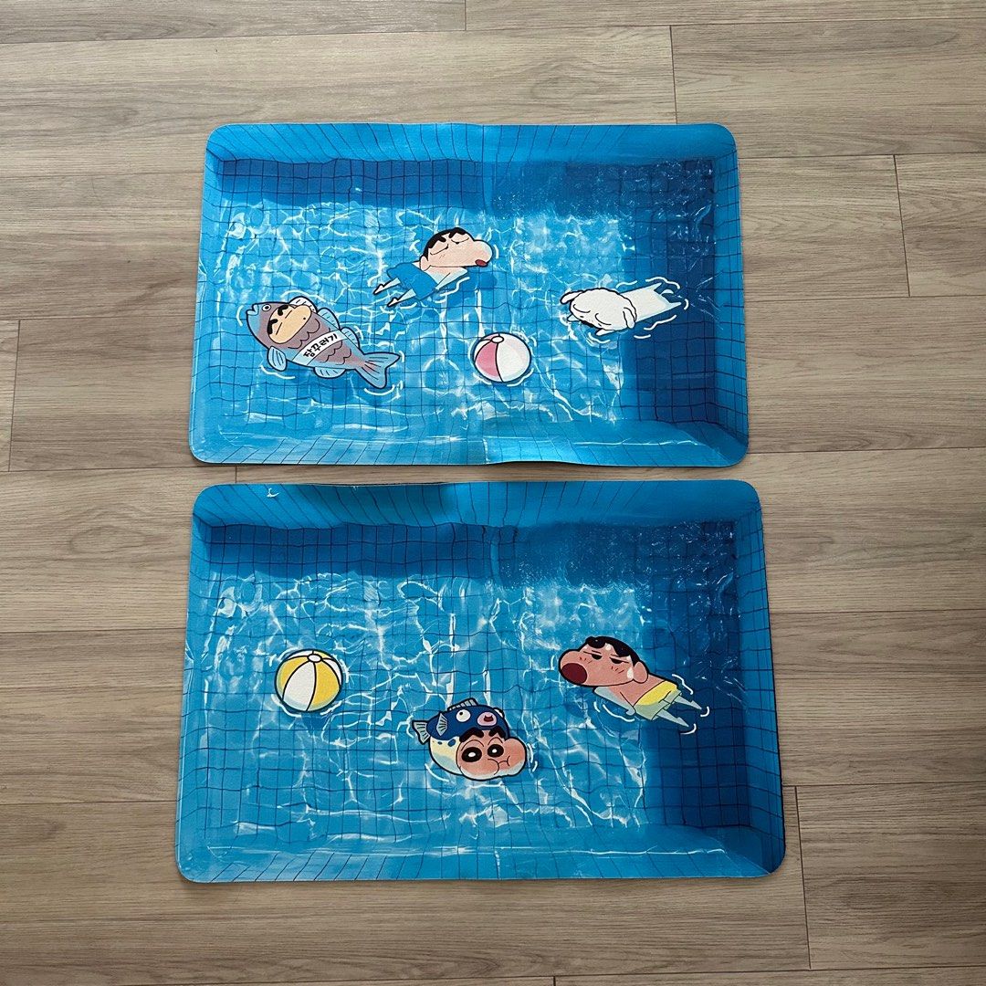 Crayon Shin Chan Pool Design Floor Mat, Furniture & Home Living, Home ...