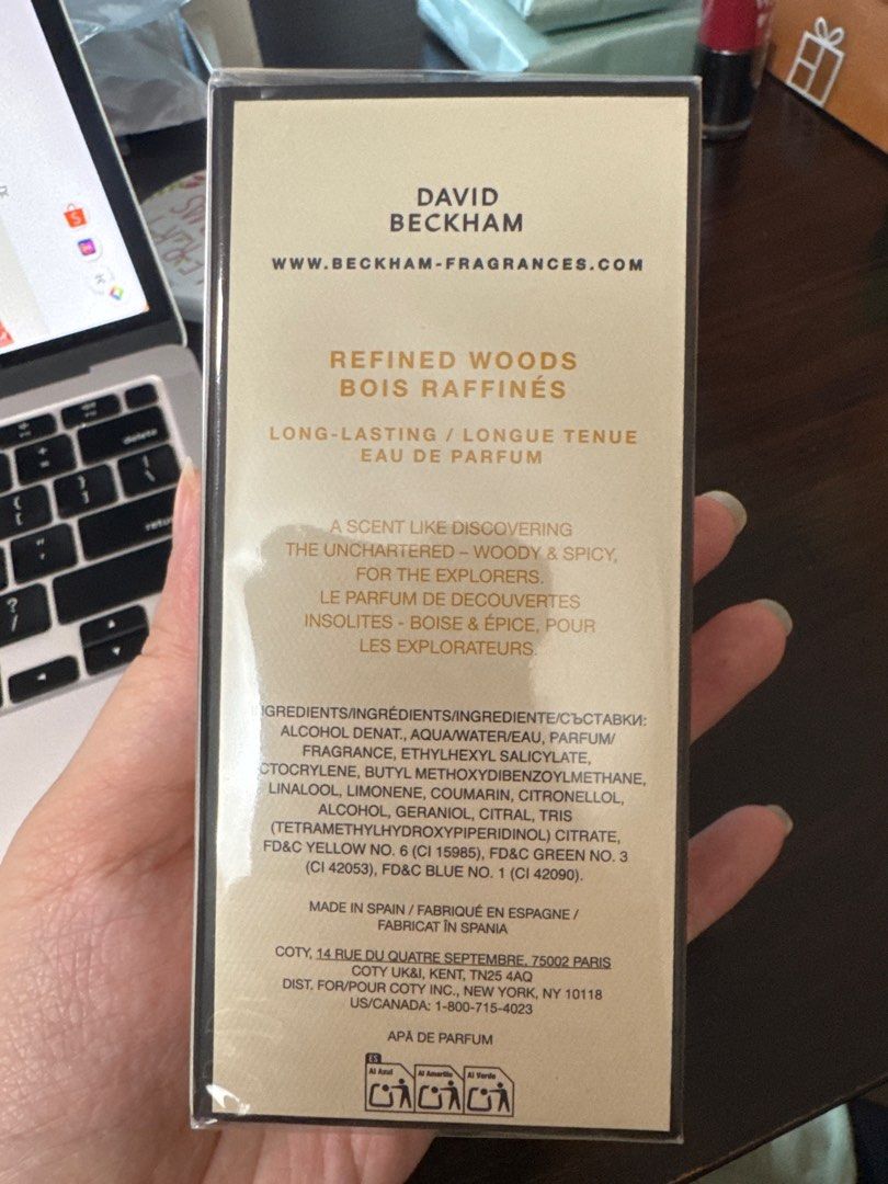 David Beckham perfume EDP Refined Woods 100ml, Beauty & Personal Care ...