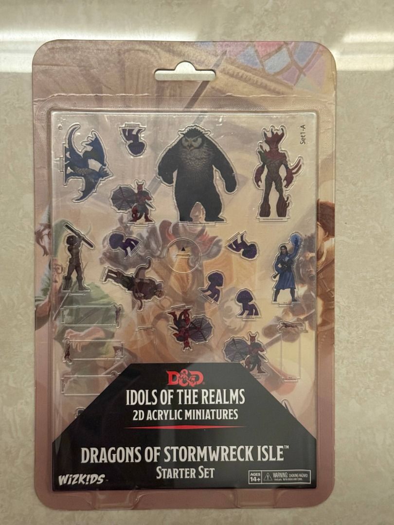 D&D 2D Acrylic Miniatures: Dragons of Stormwreck Isle Starter Set ...