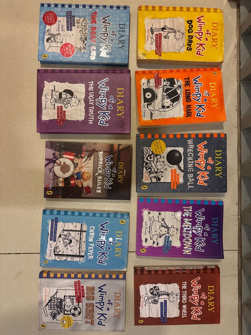 Diary of a Wimpy Kid Book Collection, Hobbies & Toys, Books & Magazines ...