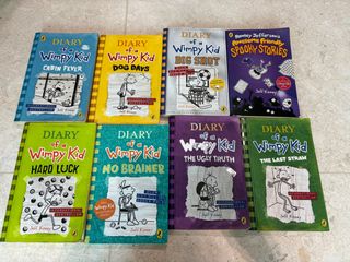 Diary of a Wimpy Kid Books - Set of 4, Hobbies & Toys, Books ...