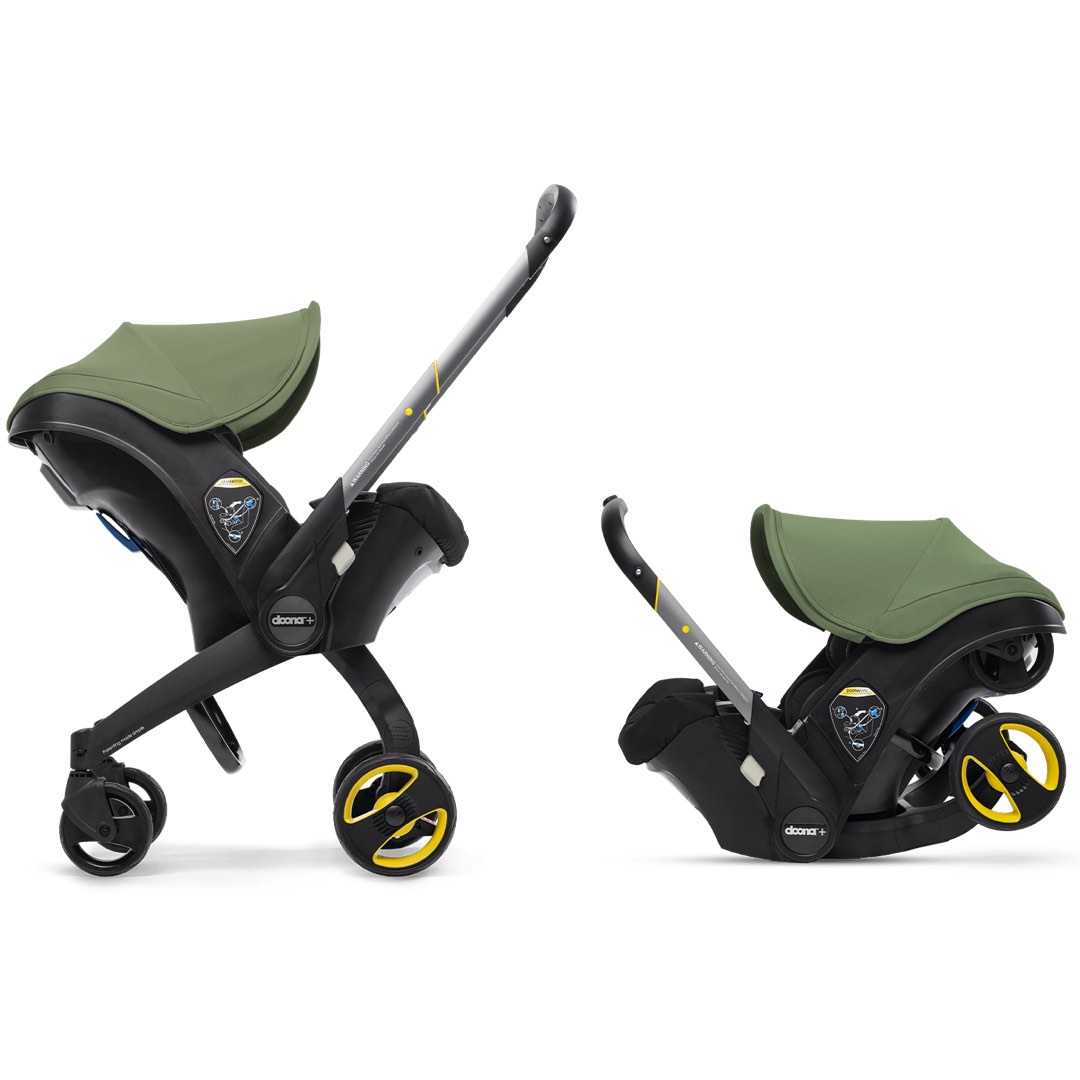 Doona+ Infant Car Seat & Stroller - Desert Green, Babies & Kids, Going ...