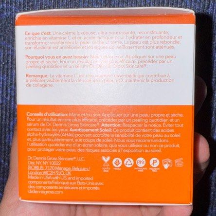 Dr Dennis Gross Vitamin C Lactic Dewy Deep Cream, Beauty & Personal ...