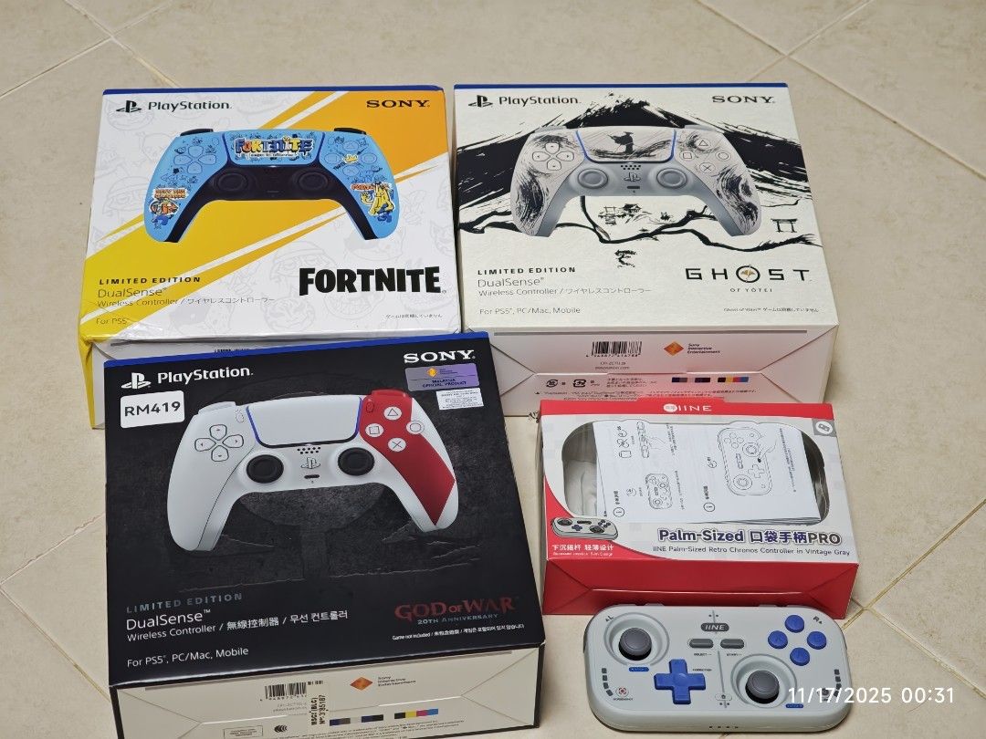 Dualsense Limited Ps5 Ghost of Yotei, God Of War, Fortnite, Video ...