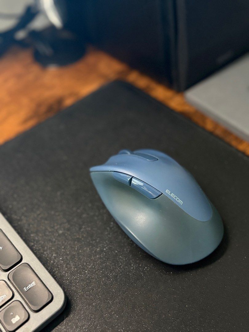 ELECOM Wireless Mouse Bluetooth Ergonomic, Computers & Tech, Parts ...