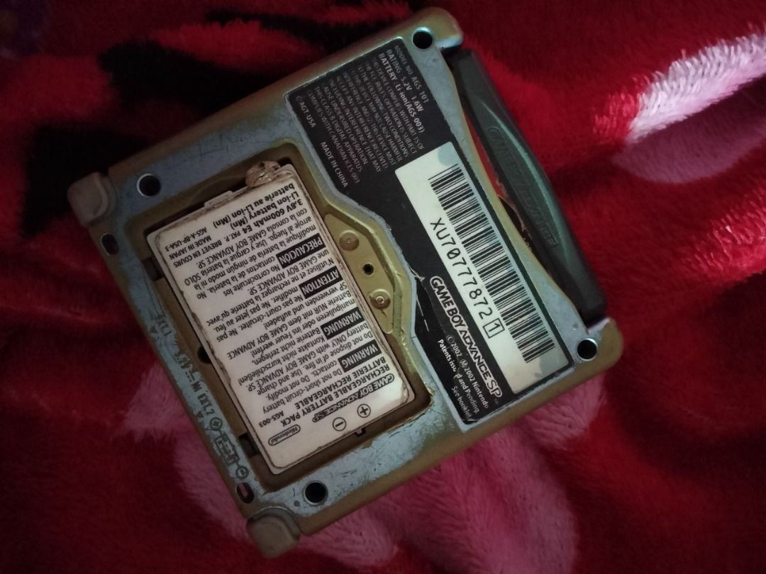 Game Boy Advance SP AGS-101 (Surf Blue) – Powers On | For Repair, Video ...