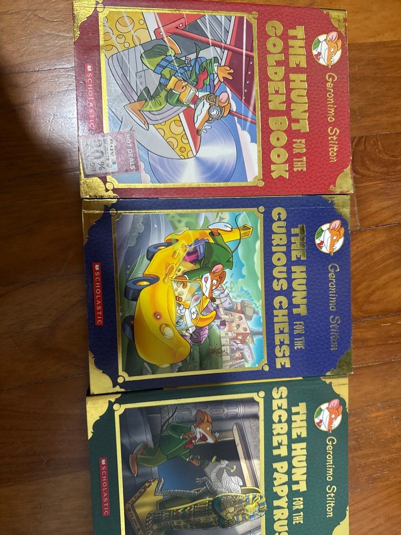 📚Geronimo Stilton - Special Edition :The Hunt For Series (3 Books ...