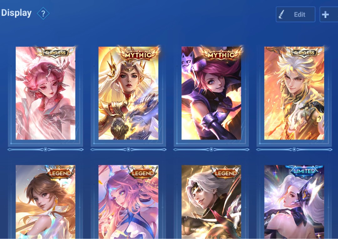 Hok Honor Of King Account - Two Mythic Skin and lots of good skins ...