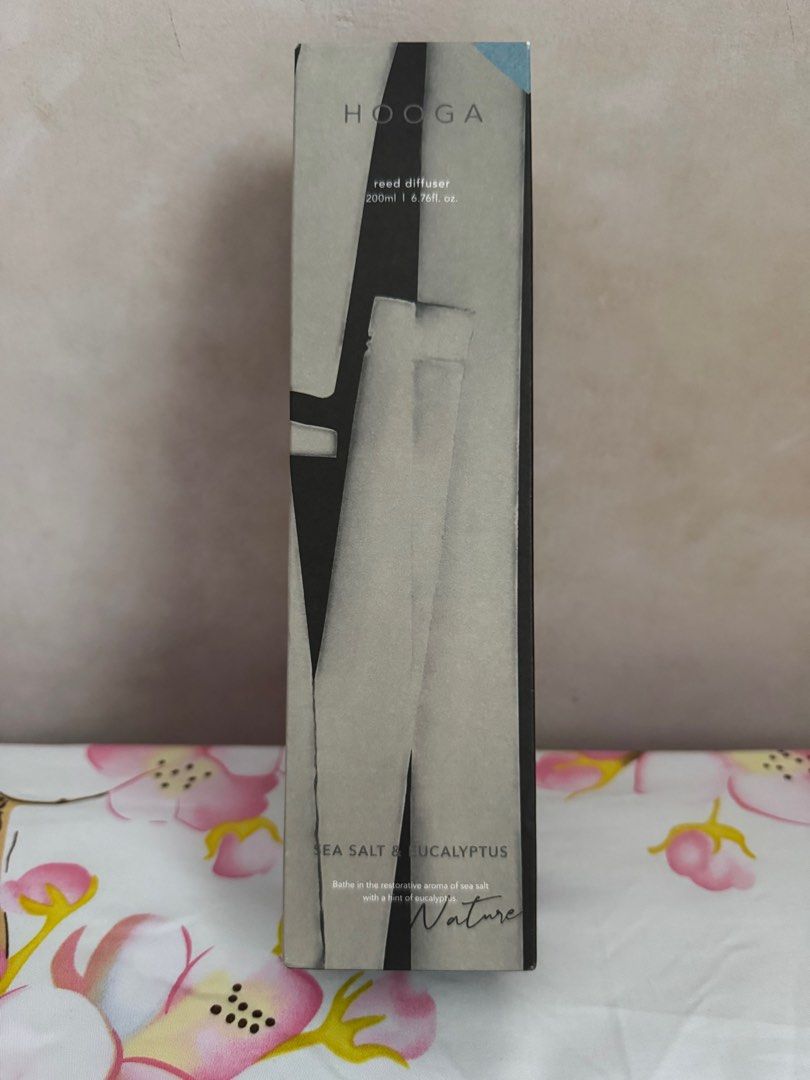 Hooga Sea Salt & Eucalyptus Reed Diffuser, Furniture & Home Living ...