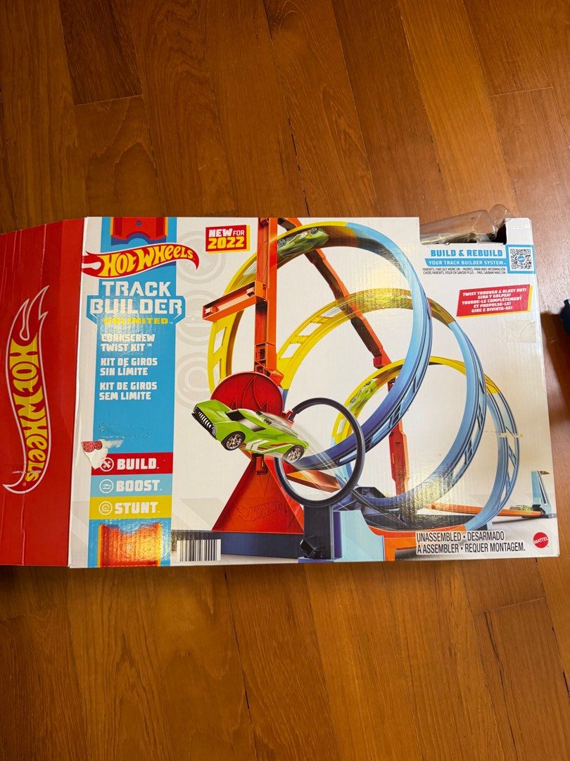 Hot Wheels Track Builder Unlimited Curve Crash Box, Hobbies & Toys ...