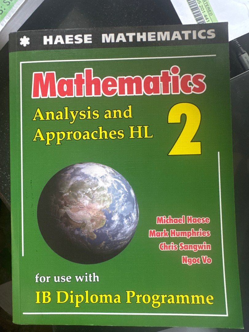 IB Haese Mathematics Analysis and Approaches HL 2, Hobbies & Toys ...