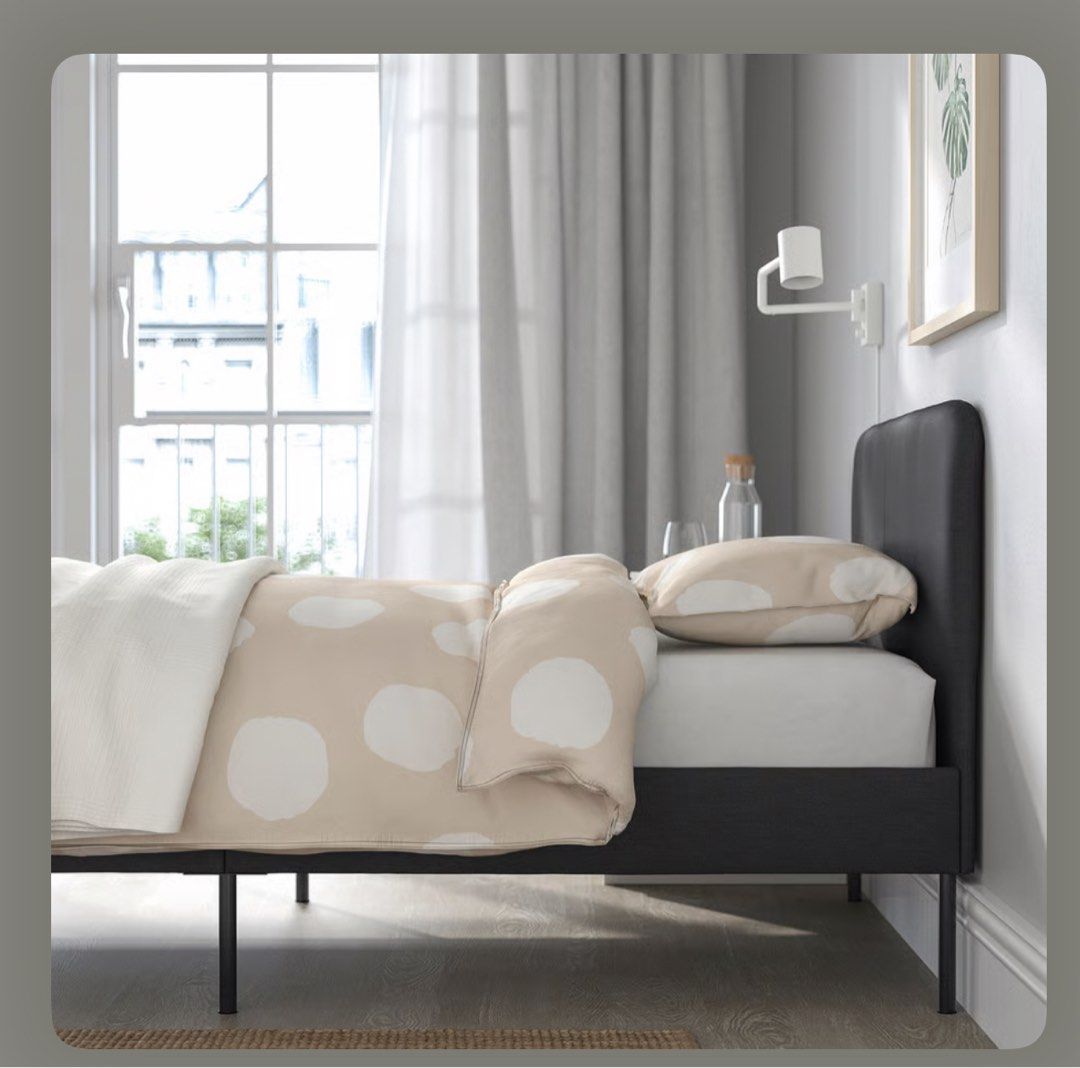 IKEA SLATTUM Bed Frame - SuperSingle, Furniture & Home Living ...