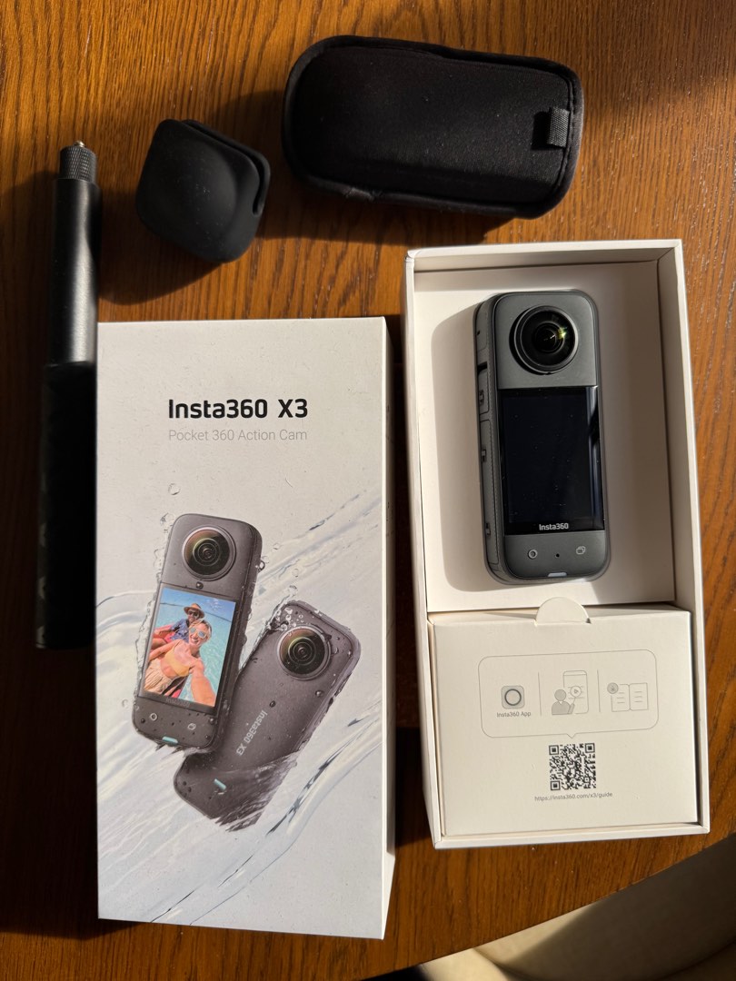 Insta360 X3 Pocket 360 Action Cam - Like New, Photography, Cameras on ...