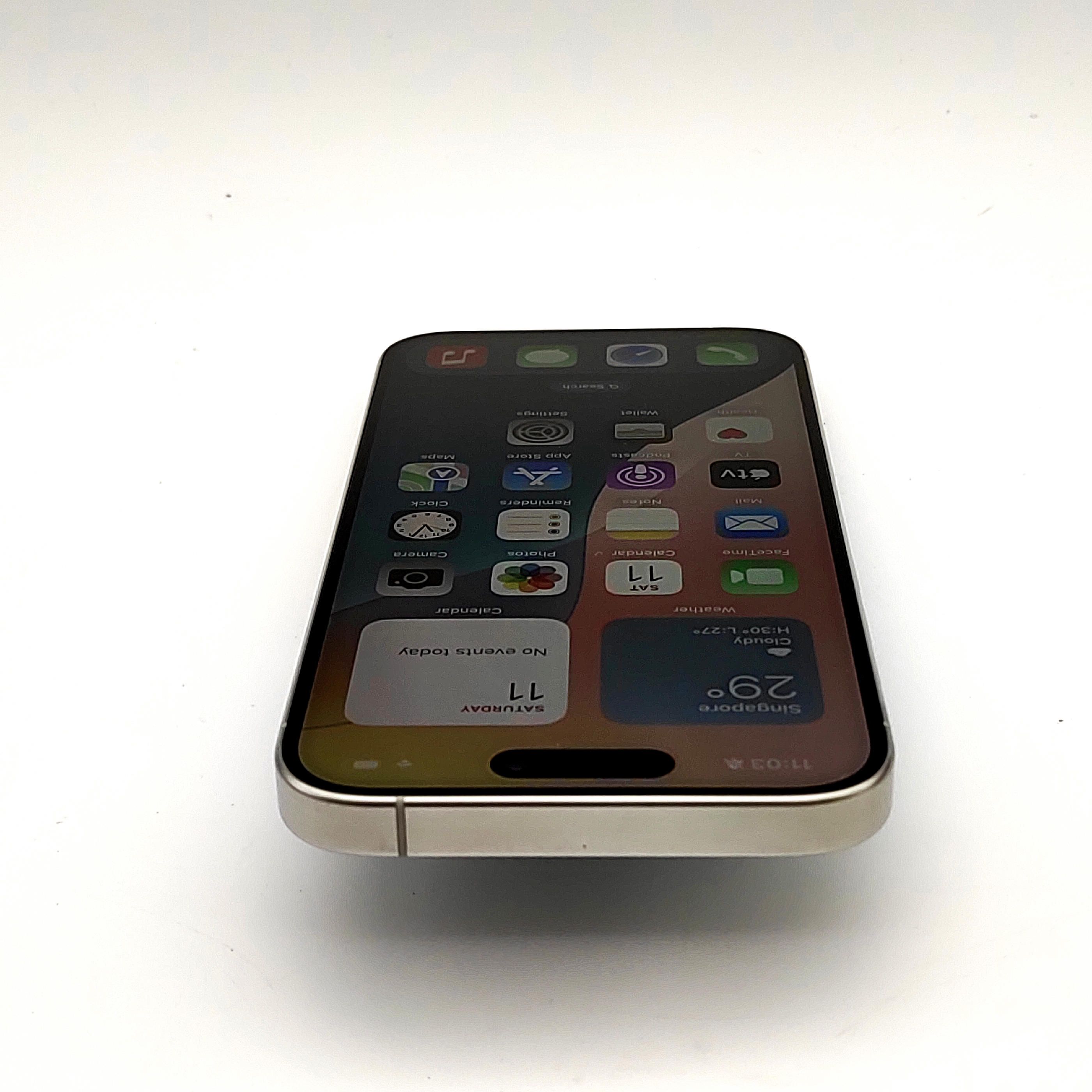 iPhone 15 Pro White Titanium 256GB, Mobile Phones & Gadgets, Mobile ...