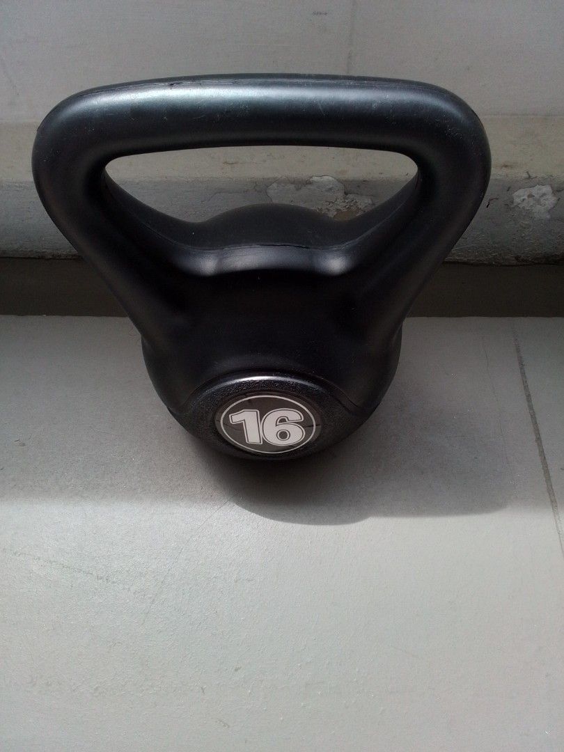 1 JIJI 16KG Kettlebell & 1 16KG Kettlebell, Sports Equipment, Exercise ...