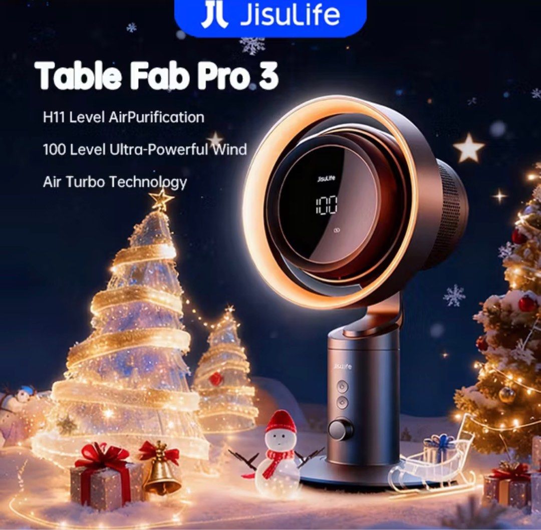 Jisulife Table Fan Pro 3 Dark Grey, Furniture & Home Living, Lighting ...