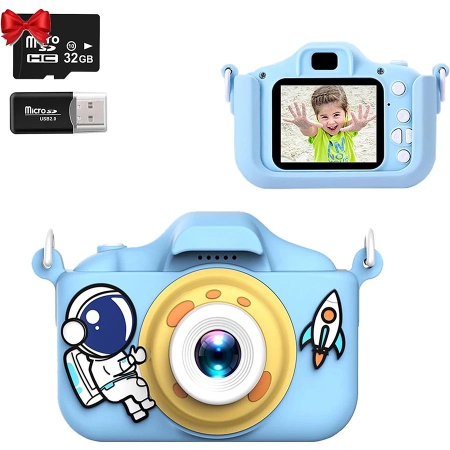 Kids Digital Camera | 1080P Children Camera | 32GB TF Card Kids Camera ...