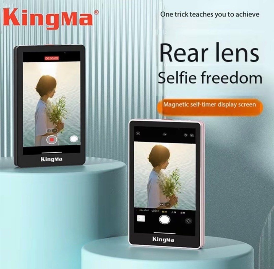 Kingma PH02 Max Magnetic Self-timer Screen (Black), Photography ...