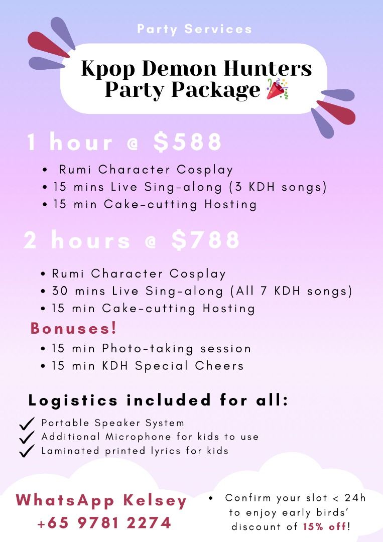 Kpop Demon Hunters - Rumi Cosplay, Sing-along, and Hosting for Parties ...